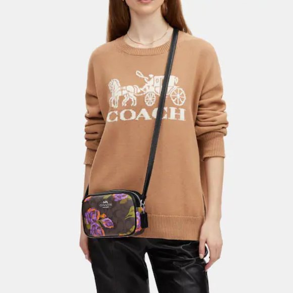 Coach | Bags | Coach Mini Jamie Camera Bag In Signature Canvas With ...